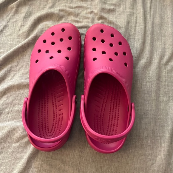 CROCS | Shoes | Fuchsia Fun Crocs Mens | Poshmark